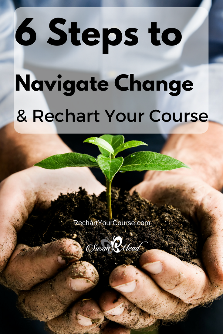 6 Steps to Navigate Change & Rechart Your Course • SusanBMead