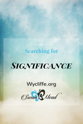 Searching for Significance • SusanBMead