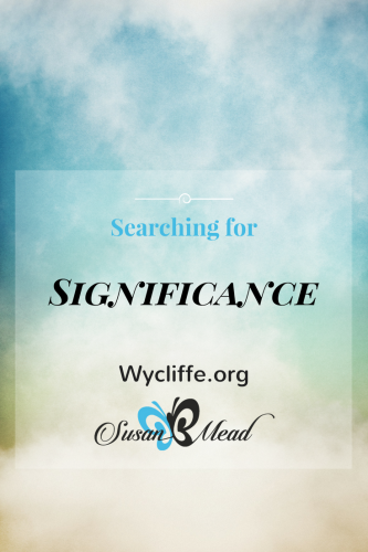 Searching for Significance • SusanBMead